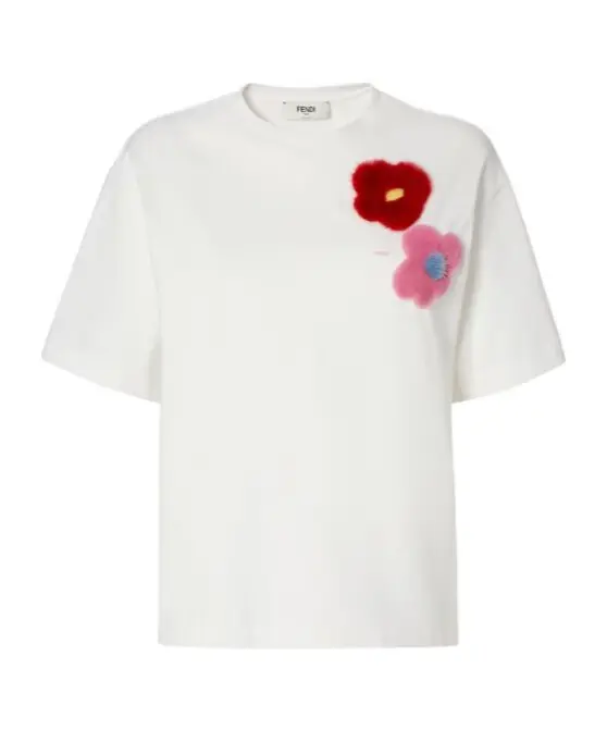 Fendi Sunny Side Flowers T-shirt - White