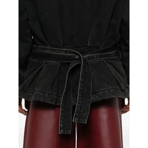 HAIKURE Zip-front Denim Jacket