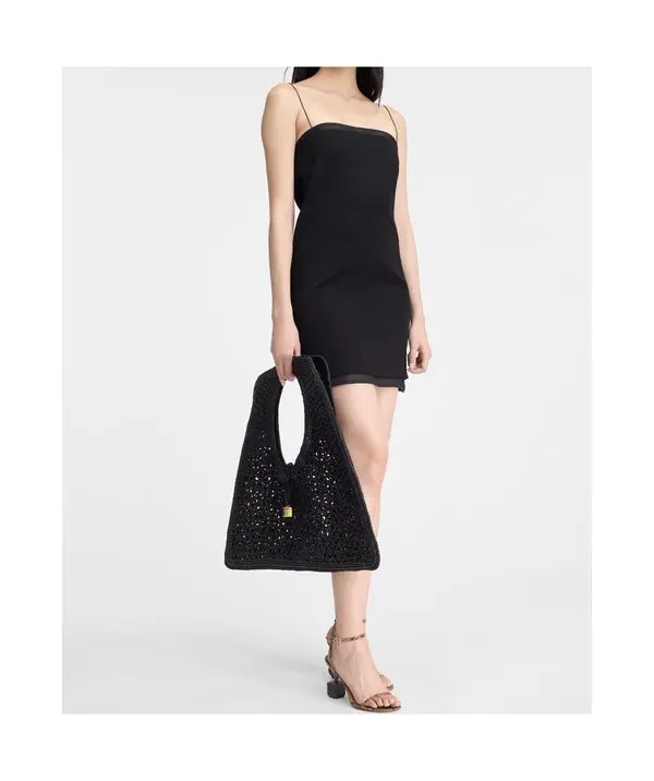 Jacquemus La Robe Elica Cutout Mini Dress - Black