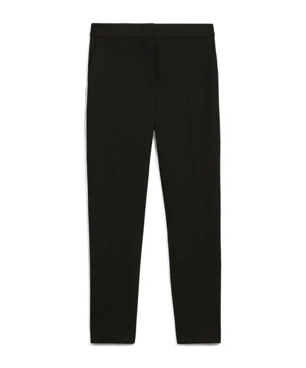 Max Mara Pegno Slim-fit Trousers - Black