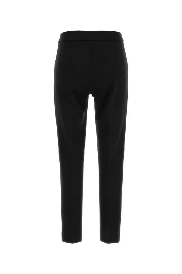 Max Mara Pegno Slim-fit Trousers - Black