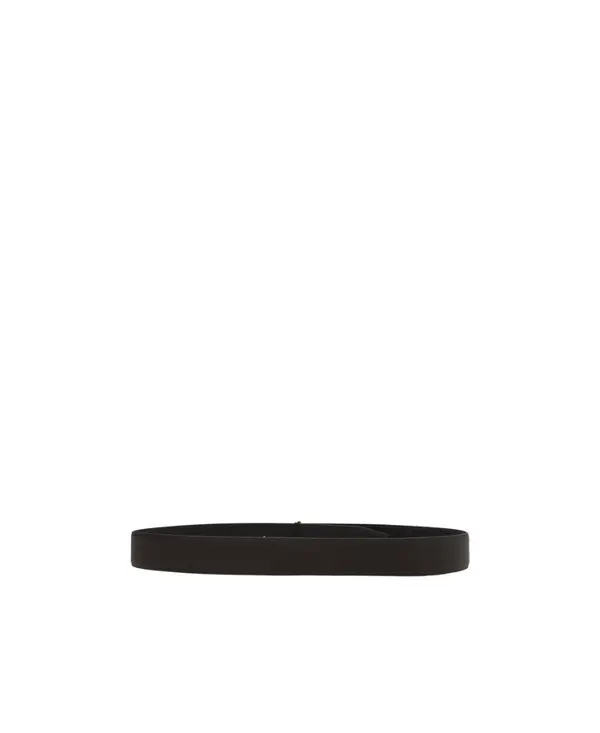 TOM FORD Logo Plaque Reversible Belt - Black