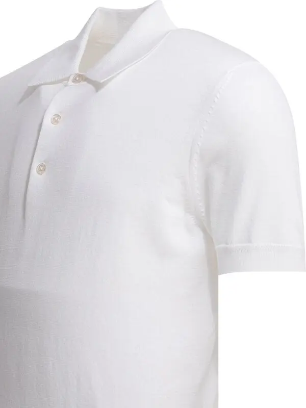 TOM FORD Short-sleeved Knitted Polo Shirt