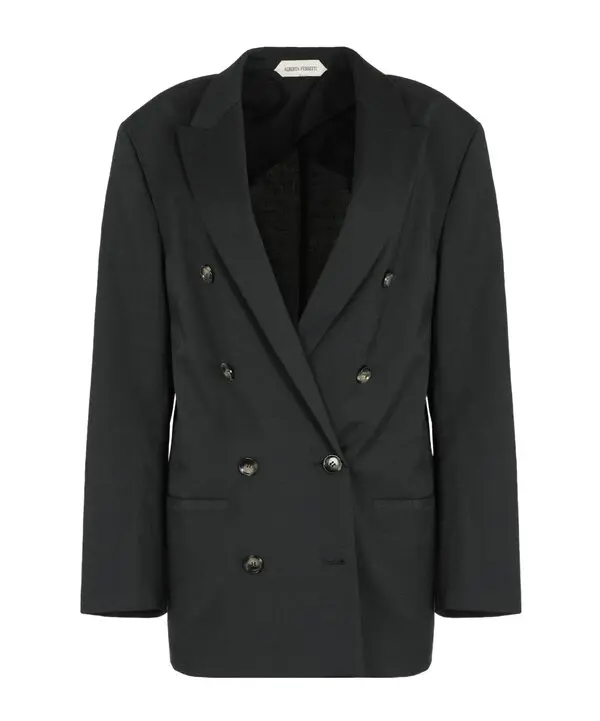 Alberta Ferretti Double-breasted Tailored Blazer