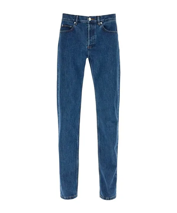 A.p.c. New Standard Low-rise Straight-leg Jeans - Blue