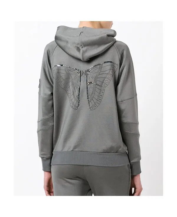 JO NO FUI Casual Zip-up Jacket With Logo Detail