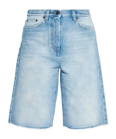 Dries Van Noten Light Wash Denim Shorts