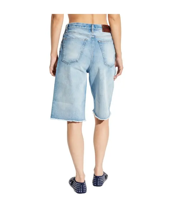 Dries Van Noten Light Wash Denim Shorts
