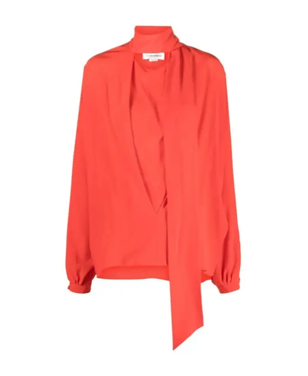 Victoria Beckham Scarf Detail Shirt