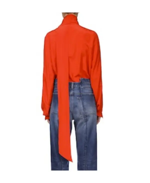 Victoria Beckham Scarf Detail Shirt
