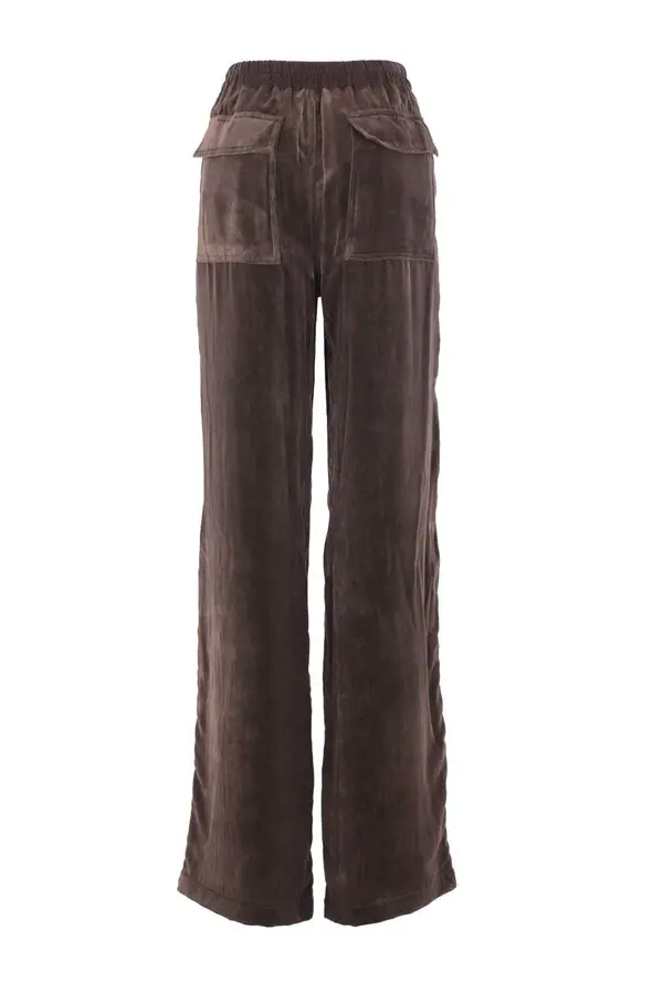 Rick Owens Drawstring Straight Leg Trousers - Black