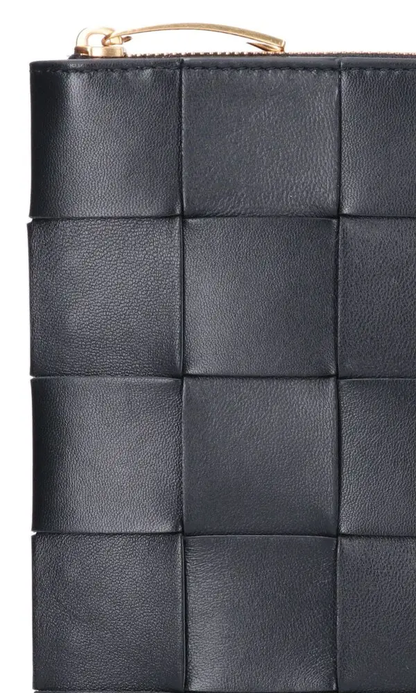 Bottega Veneta Cassette Large Flat Pouch - Black