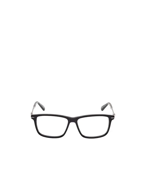 Moncler Rectangle Frame Eyeglasses - Black