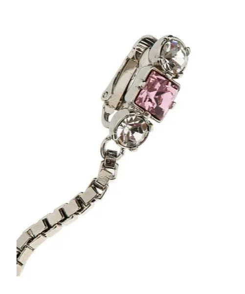 Dsquared2 Bow Crystal Long Earrings - Multicolor