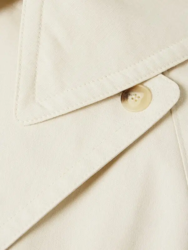 JOSEPH Cropped Cotton-gabardine Jacket - Offwhite