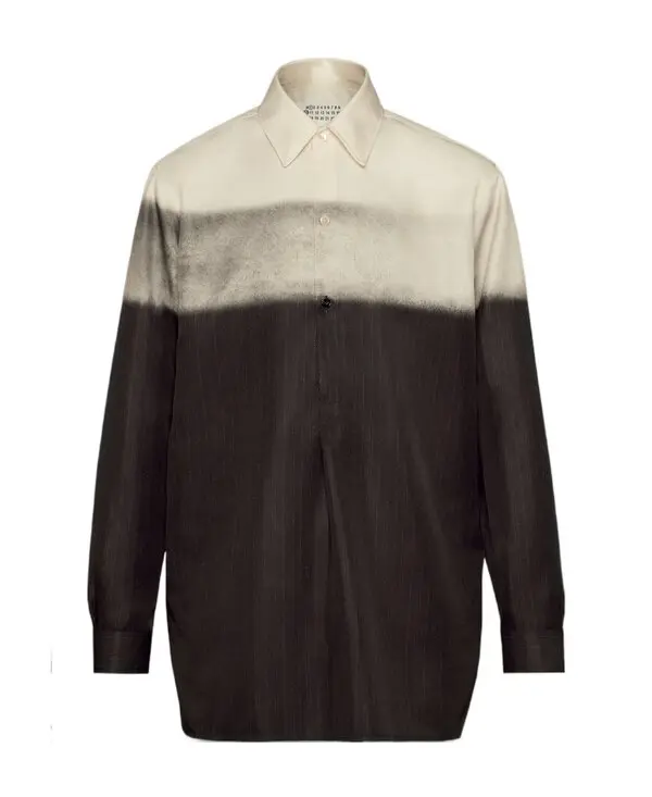 MAISON MARGIELA Trompe L'oeil Printed Long Sleeve Shirt