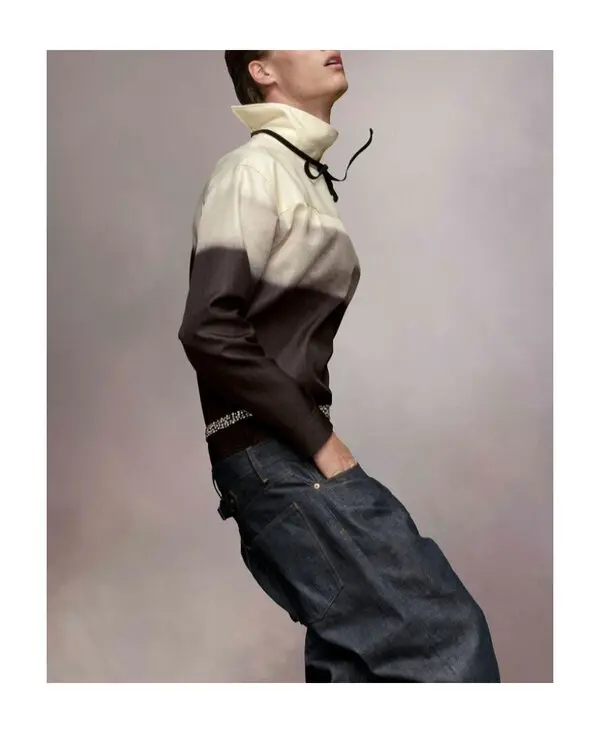 MAISON MARGIELA Trompe L'oeil Printed Long Sleeve Shirt