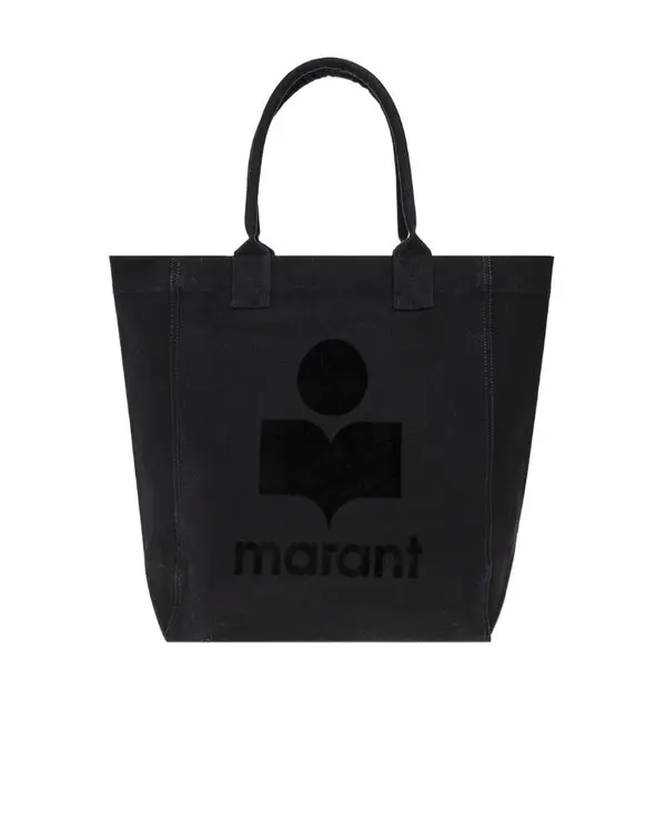 Isabel Marant Étoile Logo Print Tote - Black