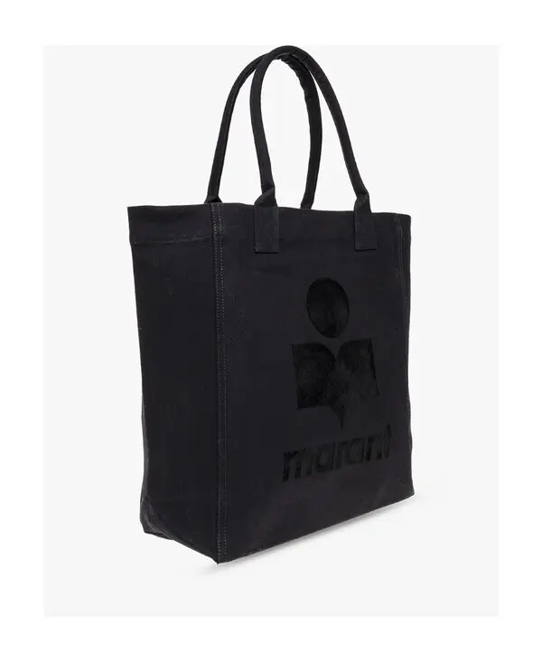 Isabel Marant Étoile Logo Print Tote - Black