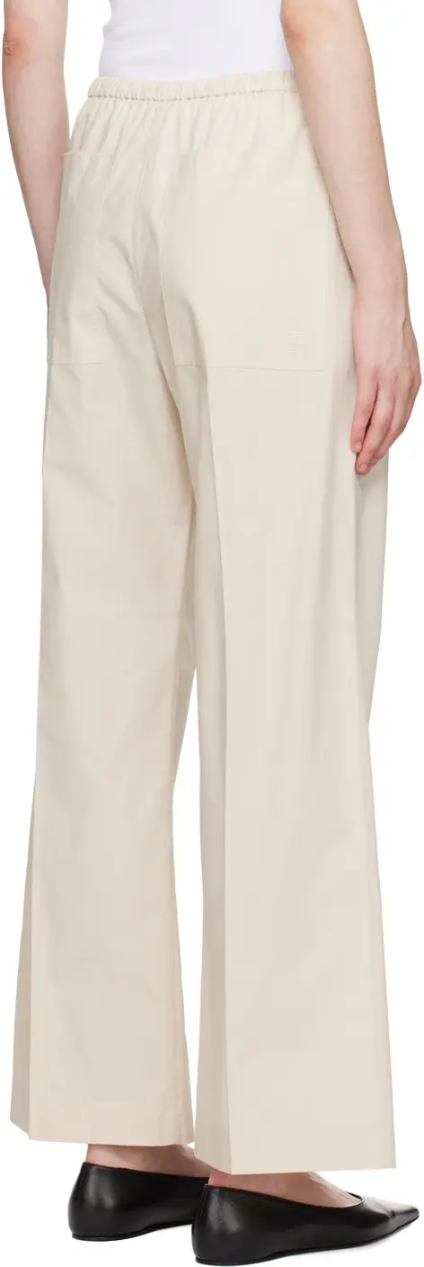 TOTEME Drawstring Wide-leg Trousers