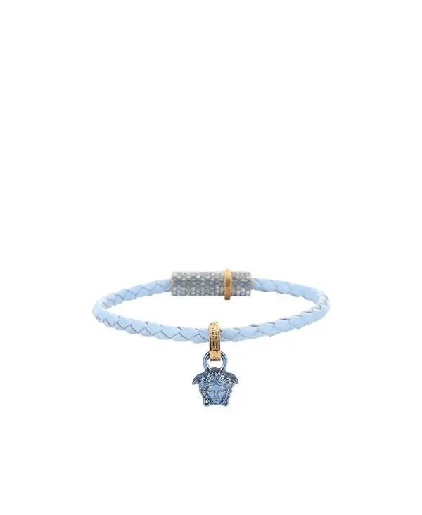 Versace Medusa Headdress Pendant Bracelet - Blue