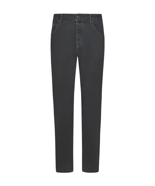 Jacob Cohen Scott Garment-dye Twill Pants - Black