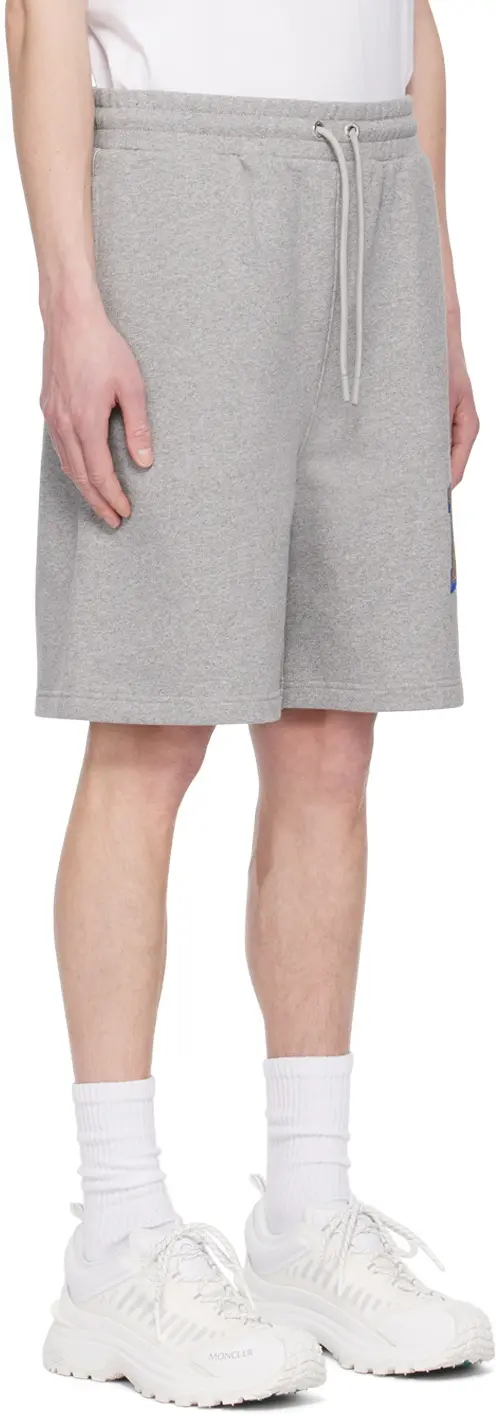 Moncler Logo Fleece Shorts