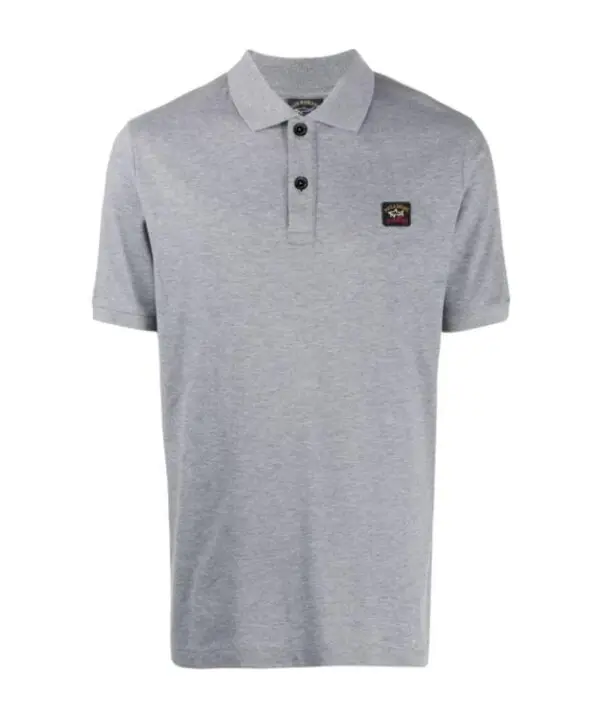 PAUL  SHARK Logo Patch Polo Shirt