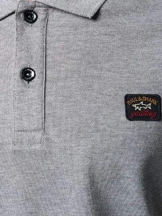 PAUL  SHARK Logo Patch Polo Shirt