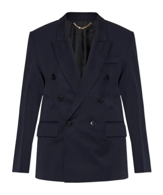 Victoria Beckham Tailored Double-breasted Blazer - Black