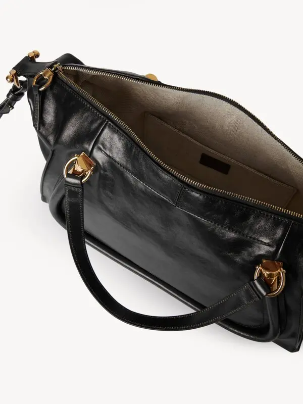 Chloé Large Paraty 24 Tote Bag - Black