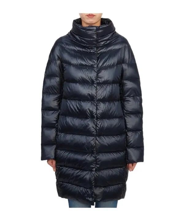 Herno Long-sleeved Down Jacket With Funnel Neck