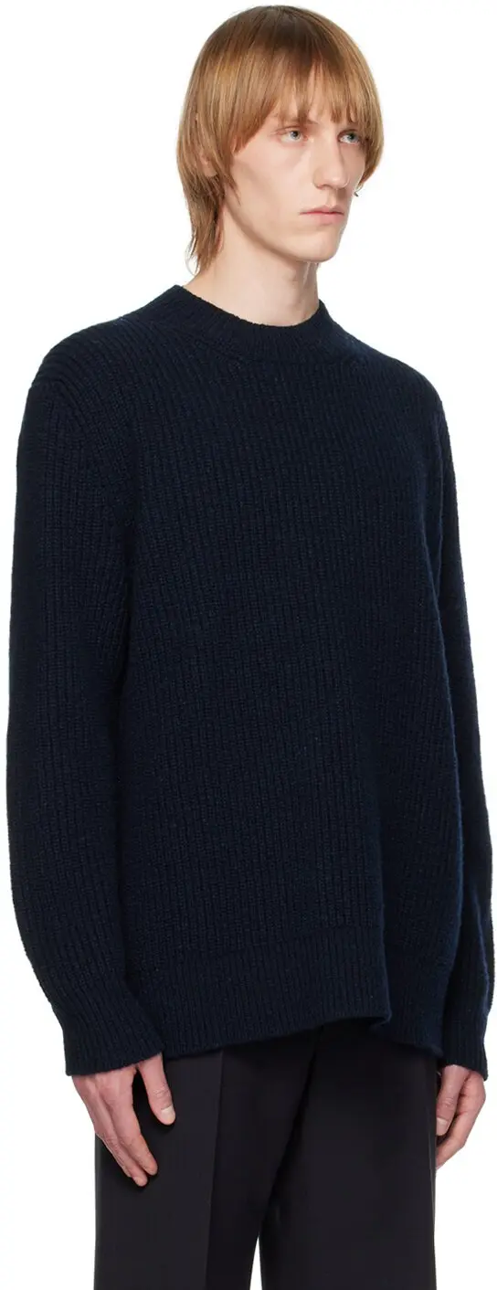 MAISON MARGIELA High-neck Long-sleeved Knitted Pullover