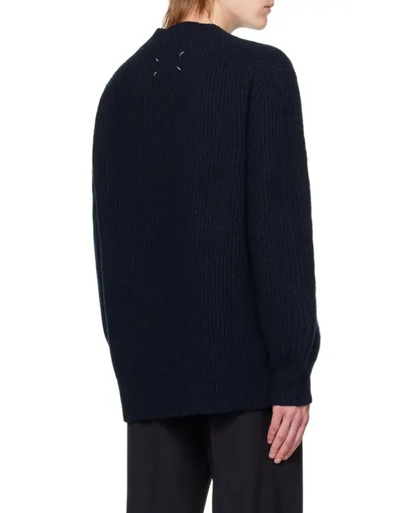 MAISON MARGIELA High-neck Long-sleeved Knitted Pullover