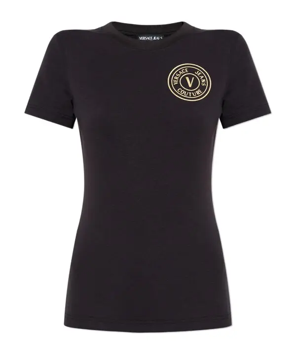 Versace Logo Embellished Top