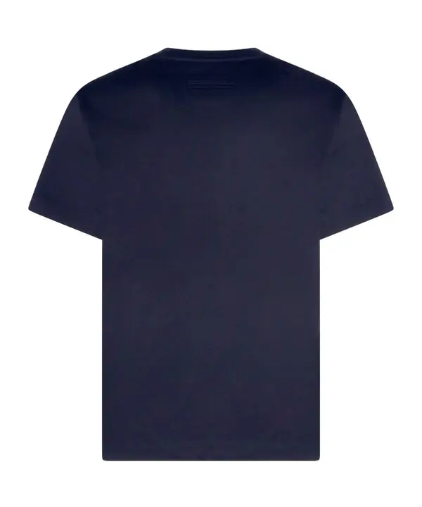 Zegna Short-sleeved Crewneck T-shirt - Black