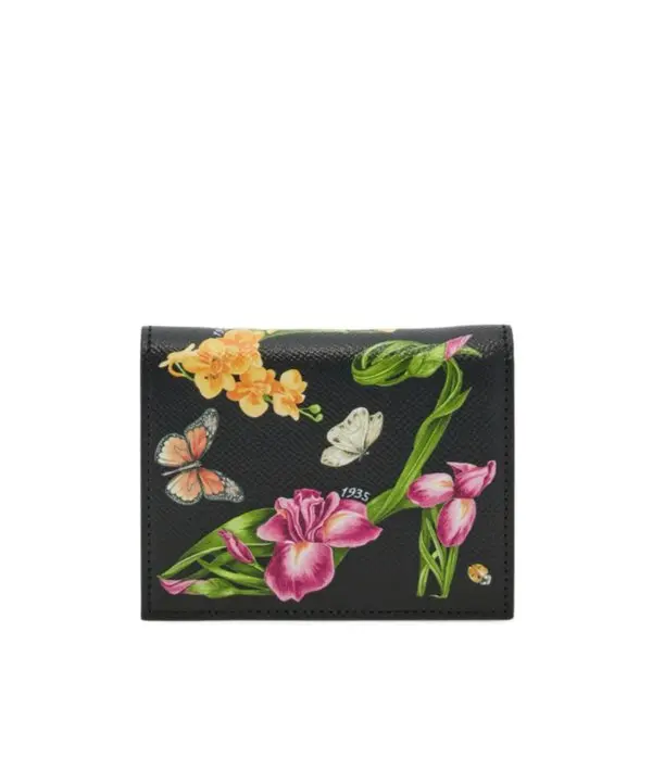 FERRAGAMO Gancini Compact Wallet - Green