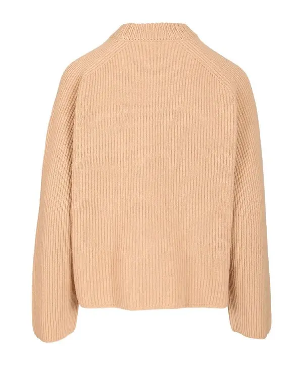 FORTE_FORTE Ribbed Jumper - Nude