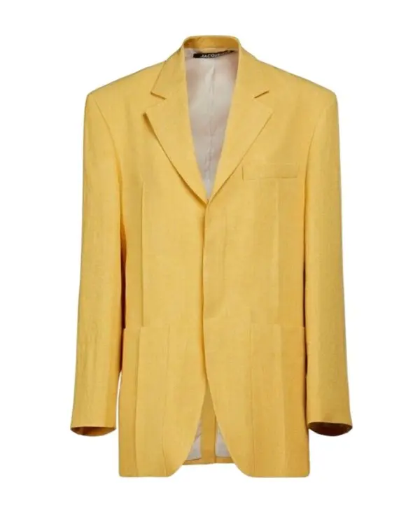Jacquemus Buttoned Blazer - Yellow