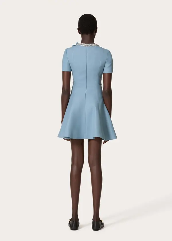 Valentino Garavani Embellished Short-sleeved Mini Dress