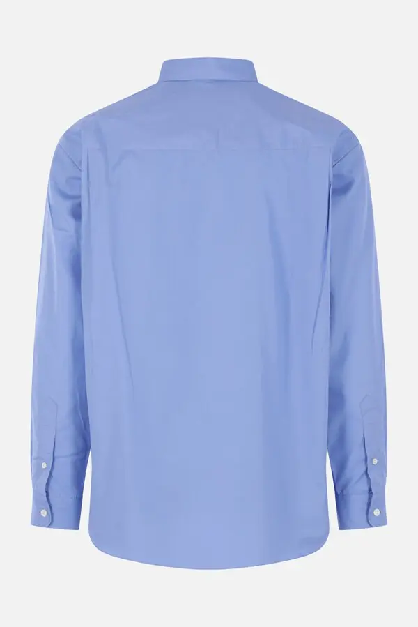 Comme Des Garçons Long-sleeved Shirt - Blue