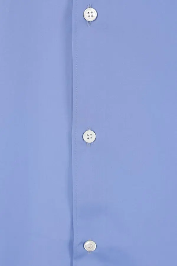 Comme Des Garçons Long-sleeved Shirt - Blue