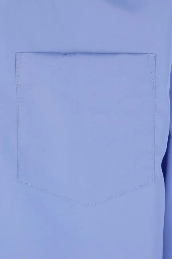 Comme Des Garçons Long-sleeved Shirt - Blue