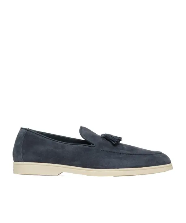 DOUCAL'S Suede Tassel Loafers