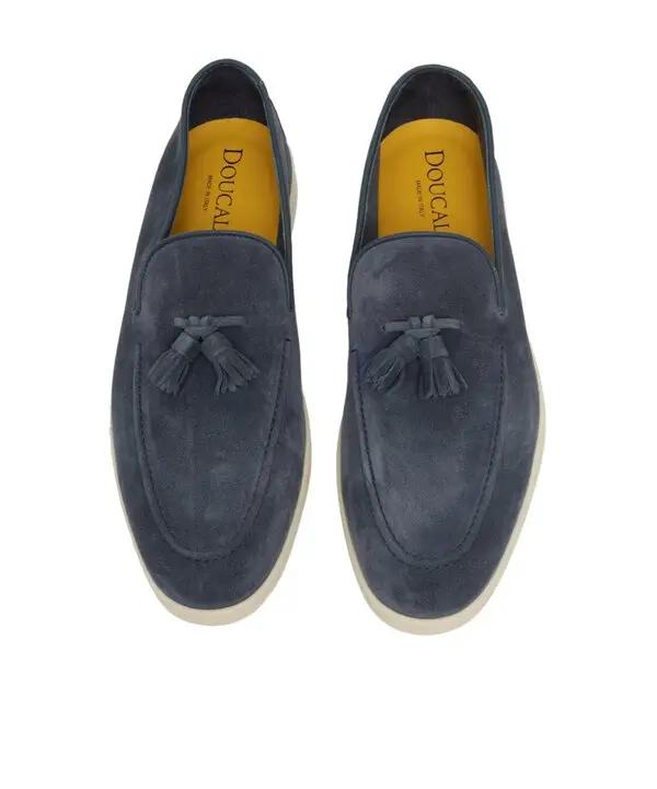 DOUCAL'S Suede Tassel Loafers