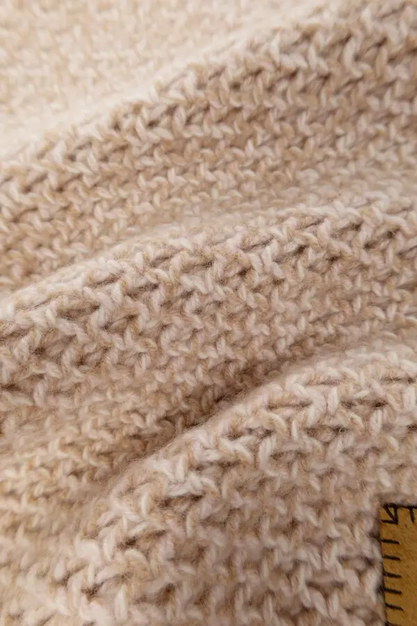 Chloé Logo Patch Knitted Scarf