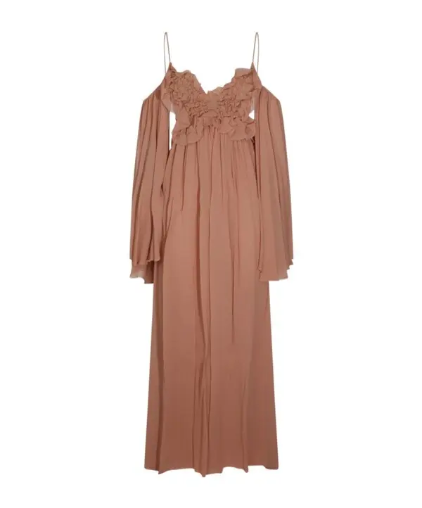 Blumarine One-shoulder Ruffled Dress