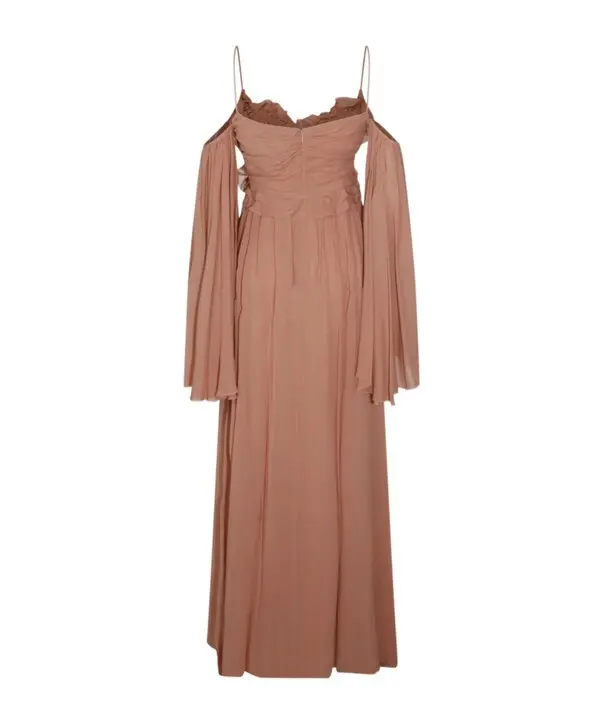 Blumarine One-shoulder Ruffled Dress