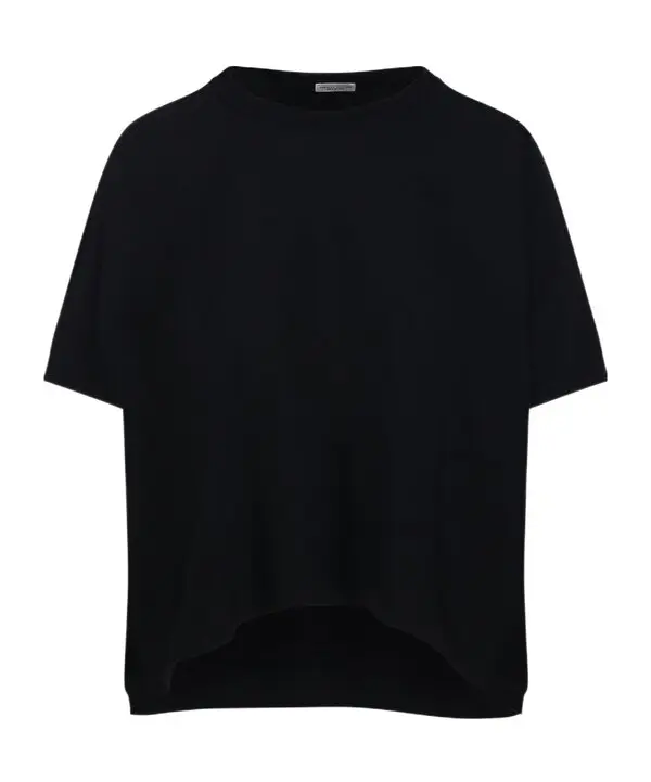 ROBERTO COLLINA Crewneck Short-sleeve T-shirt - Black