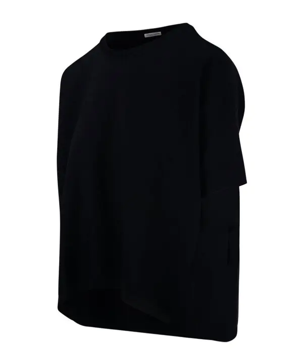 ROBERTO COLLINA Crewneck Short-sleeve T-shirt - Black